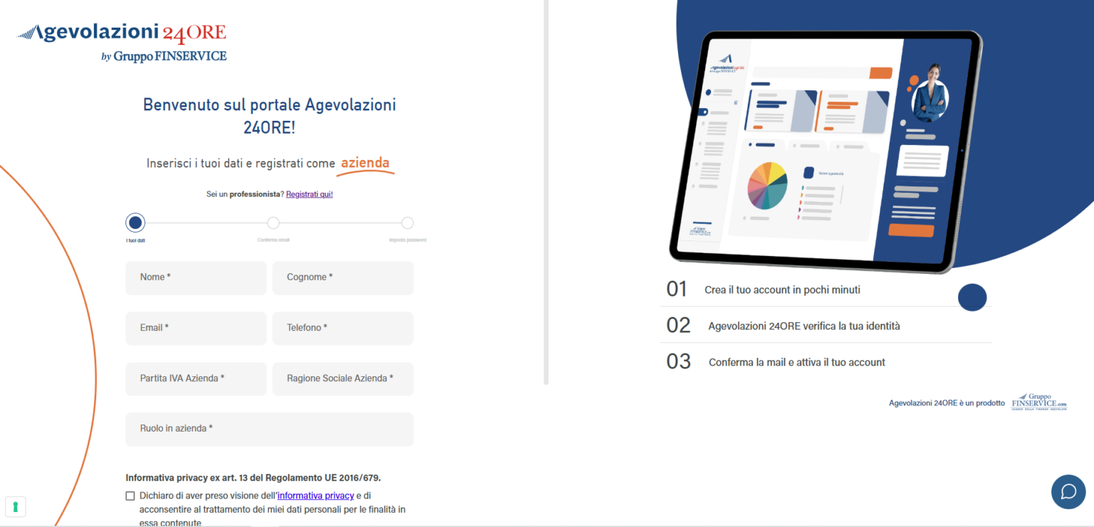 FINcentivi: ricerca bandi e agevolazioni - Gruppo Finservice